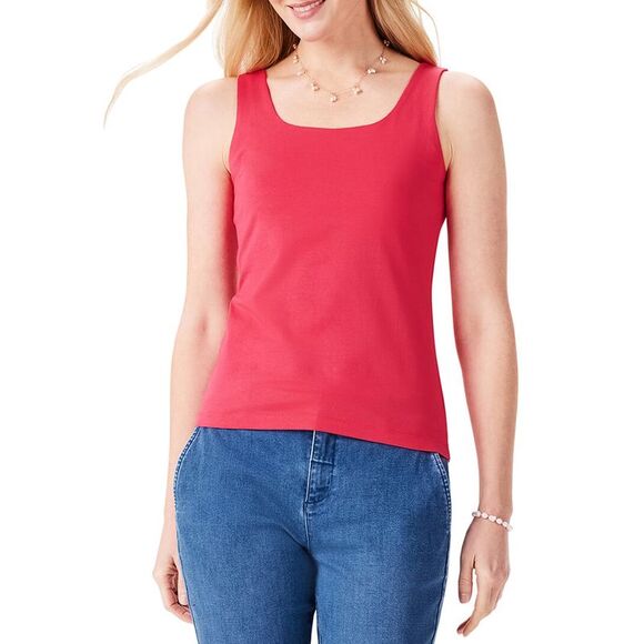 NIC+ZOE | Tops | Niczoe Womens Petite Shelf Bra Perfect Tank | Poshmark